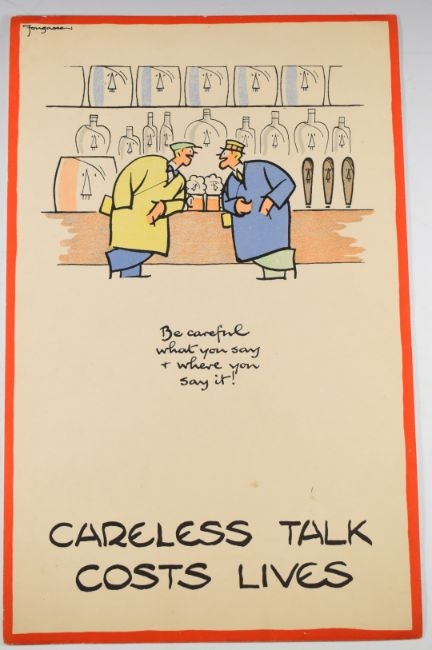 Cyril Kenneth Bird Fougasse | Careless Talk Costs Lives | MutualArt