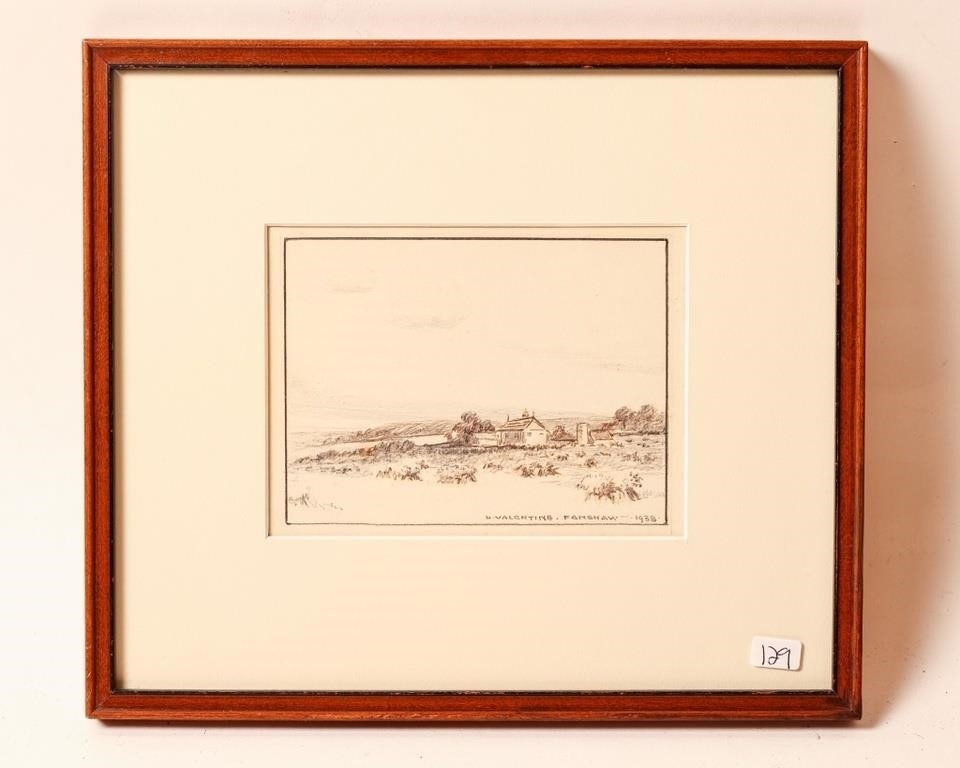 Hubert Valentine Fanshaw | Wintry rural landscape | MutualArt