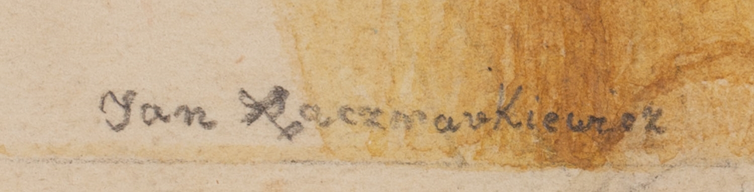 Jan Kaczmarkiewicz | Male bust gouache | MutualArt