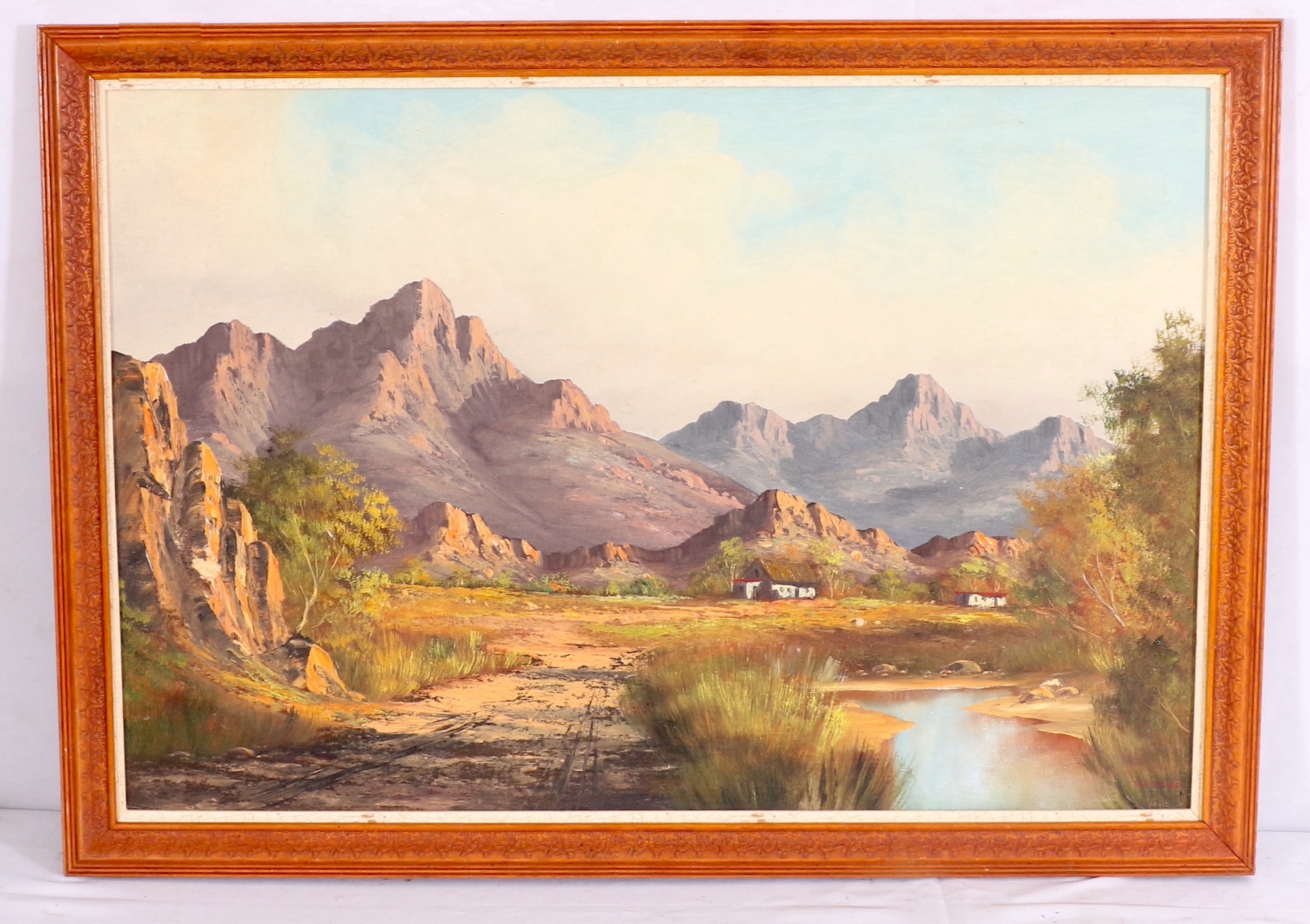 Keith John Fauré | LANDSCAPE WITH COTTAGES | MutualArt