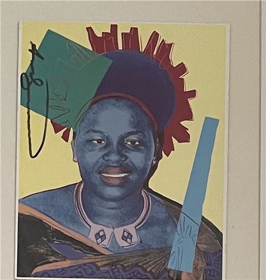 Andy Warhol | QUEEN NTOMBI OF SWAZILAND | MutualArt
