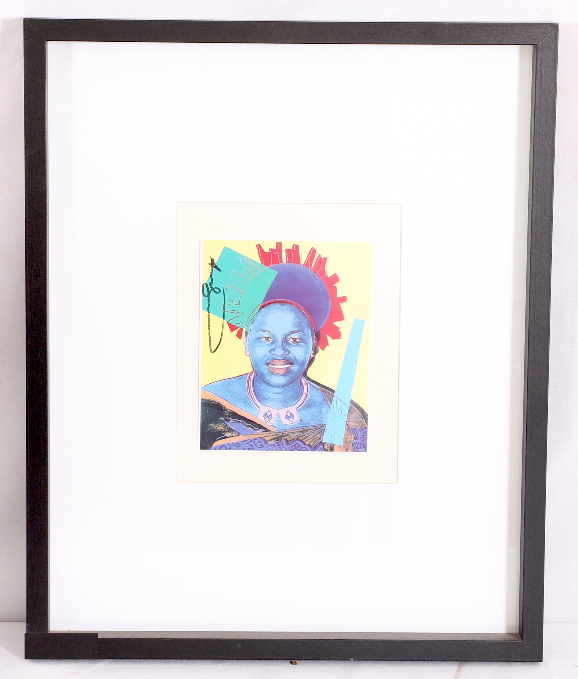 Andy Warhol | QUEEN NTOMBI OF SWAZILAND | MutualArt