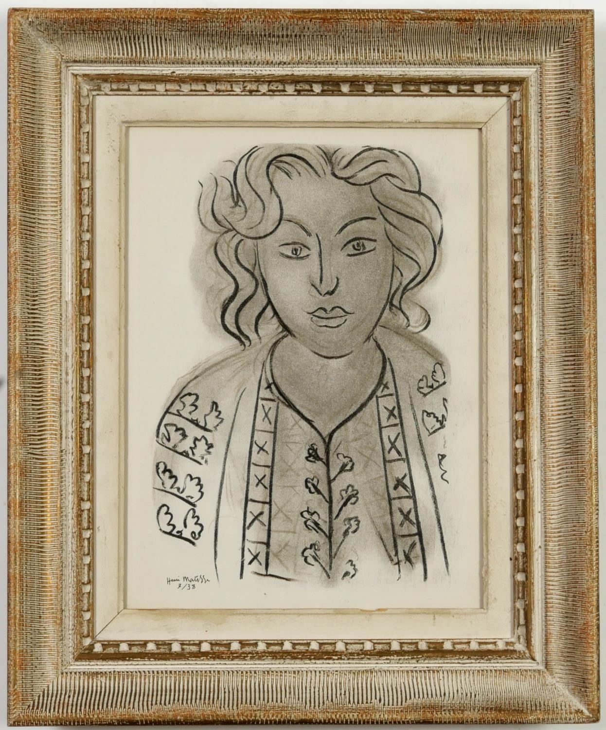 Henri Matisse | Tete de Femme lithograph (1939) | MutualArt