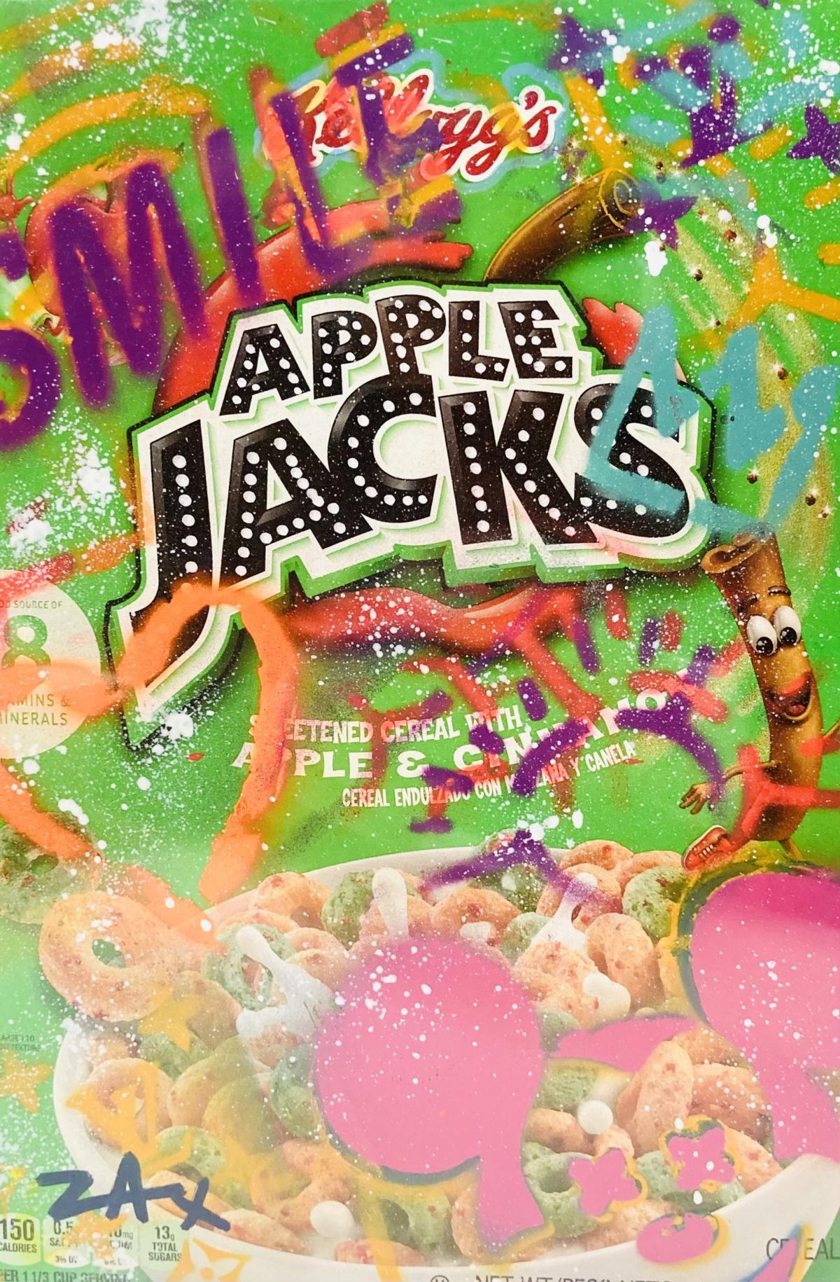 E.M. Zax | Apple Jacks Cereal Box | MutualArt