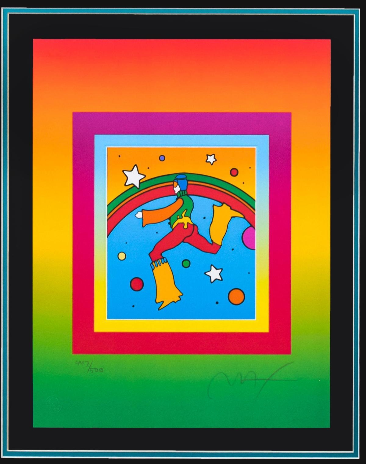 Peter Max | Cosmic Jumper on Blends | MutualArt