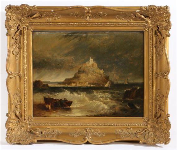 Richard Brydges Beechey | The Eddystone Lighthouse and St Michael's ...