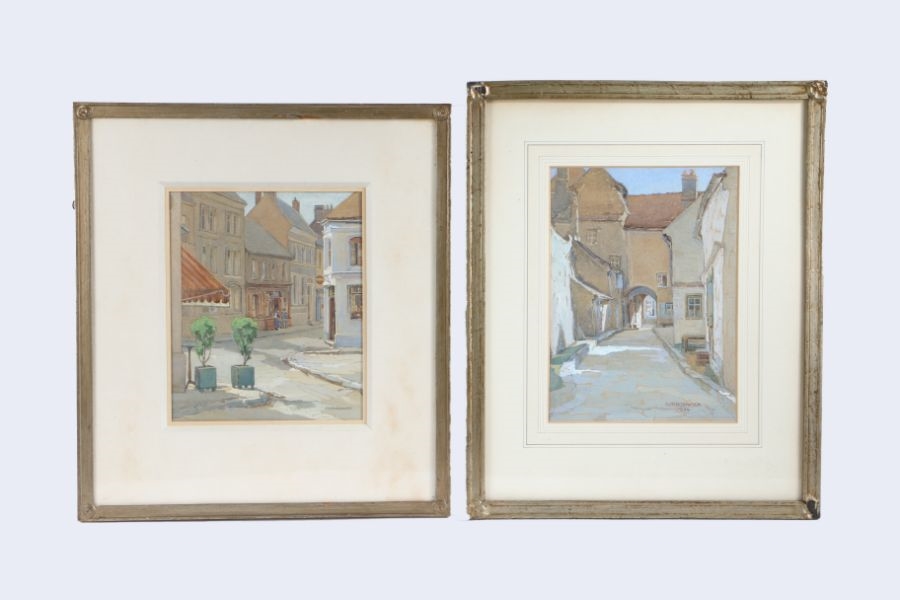 Charlotte Mary Cornock | Various Topographical Views of Oxford, Bruges ...