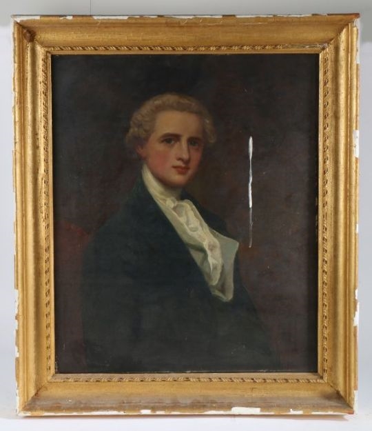 George Romney | Portrait of George Cowper (1754-1787), half-length, in ...