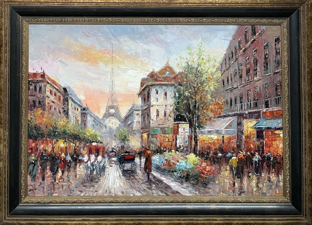 W. Burnett | Paris Street Scene | MutualArt