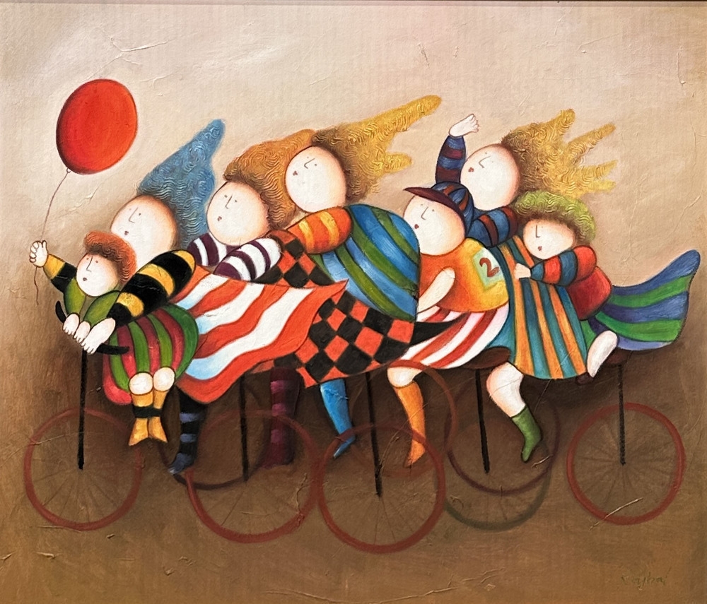 Joyce Roybal | The Cyclists | MutualArt