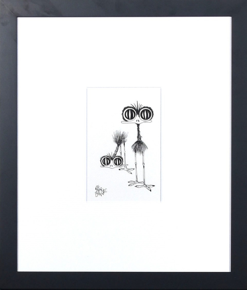 Peter Browne | Two Emus | MutualArt