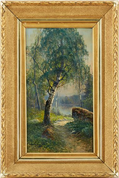 Johan Kindborg | Path to the Water (1889) | MutualArt