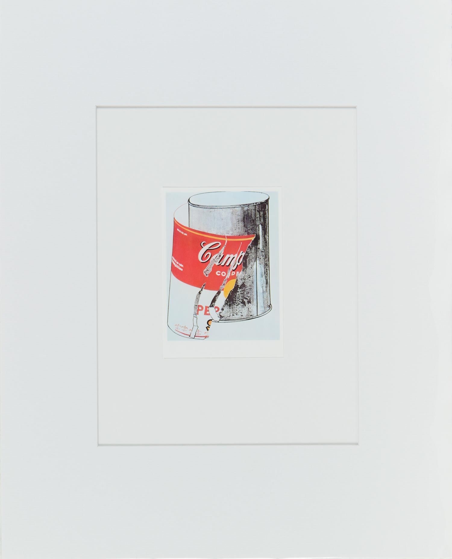 Fernand Hazan | 'ANDY WARHOL BIG TORN CAMPBELLS SOUP CAN' | MutualArt