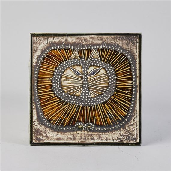 Lisa Larson | Wall relief Katt | MutualArt