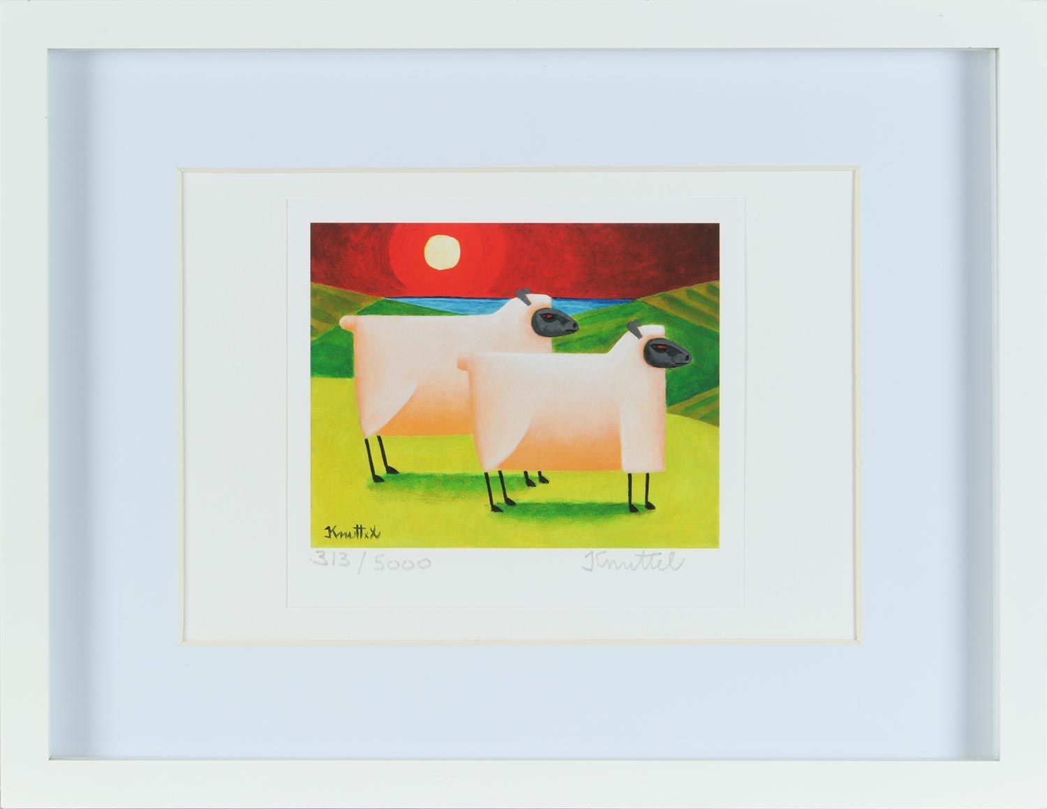 Graham Knuttel | 'TWO SHEEP' | MutualArt