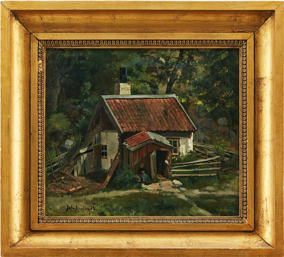 Johan Kindborg | Path to the Water (1889) | MutualArt