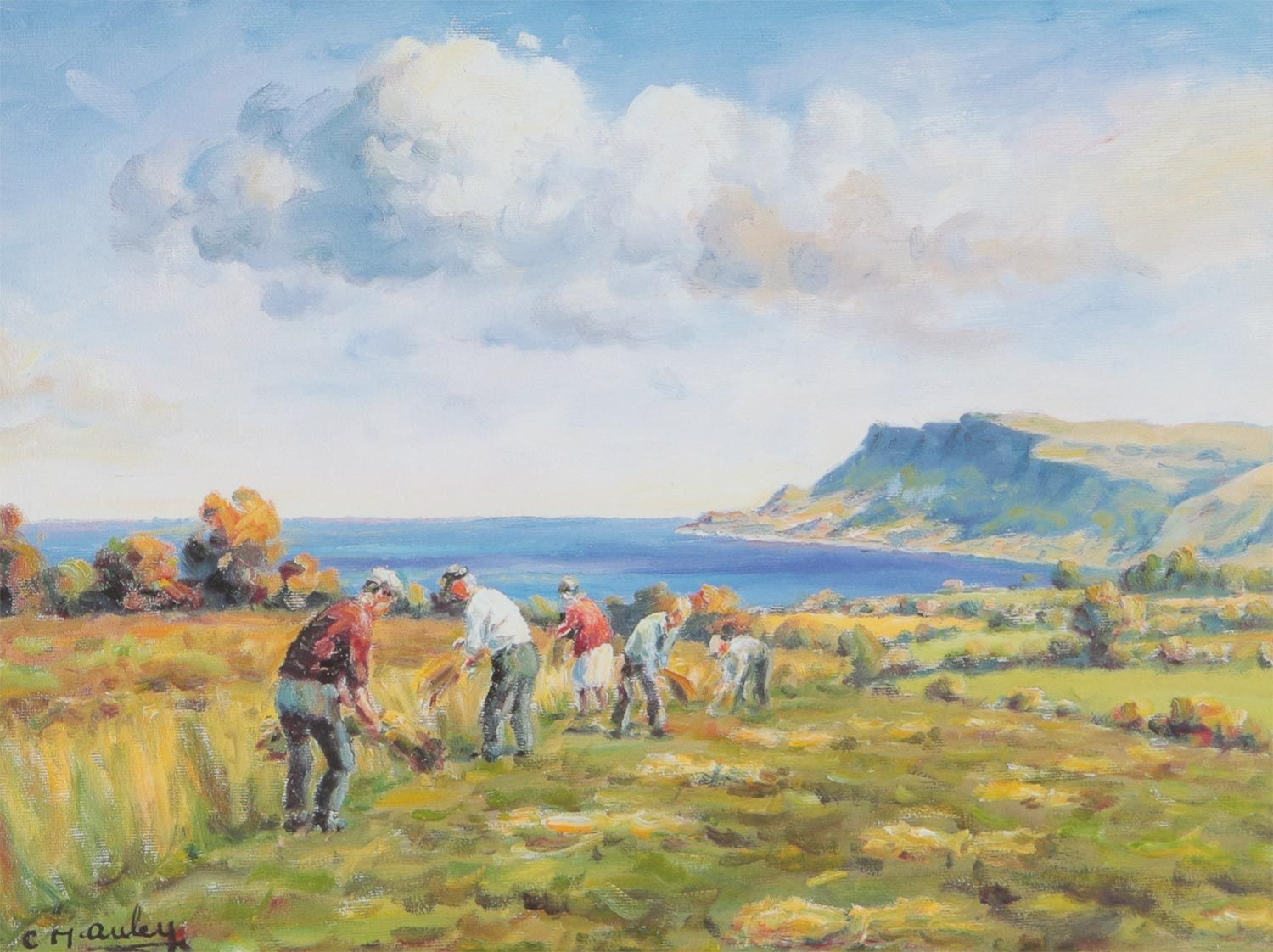 Charles J. McAuley | 'CUTTING HAY' | MutualArt