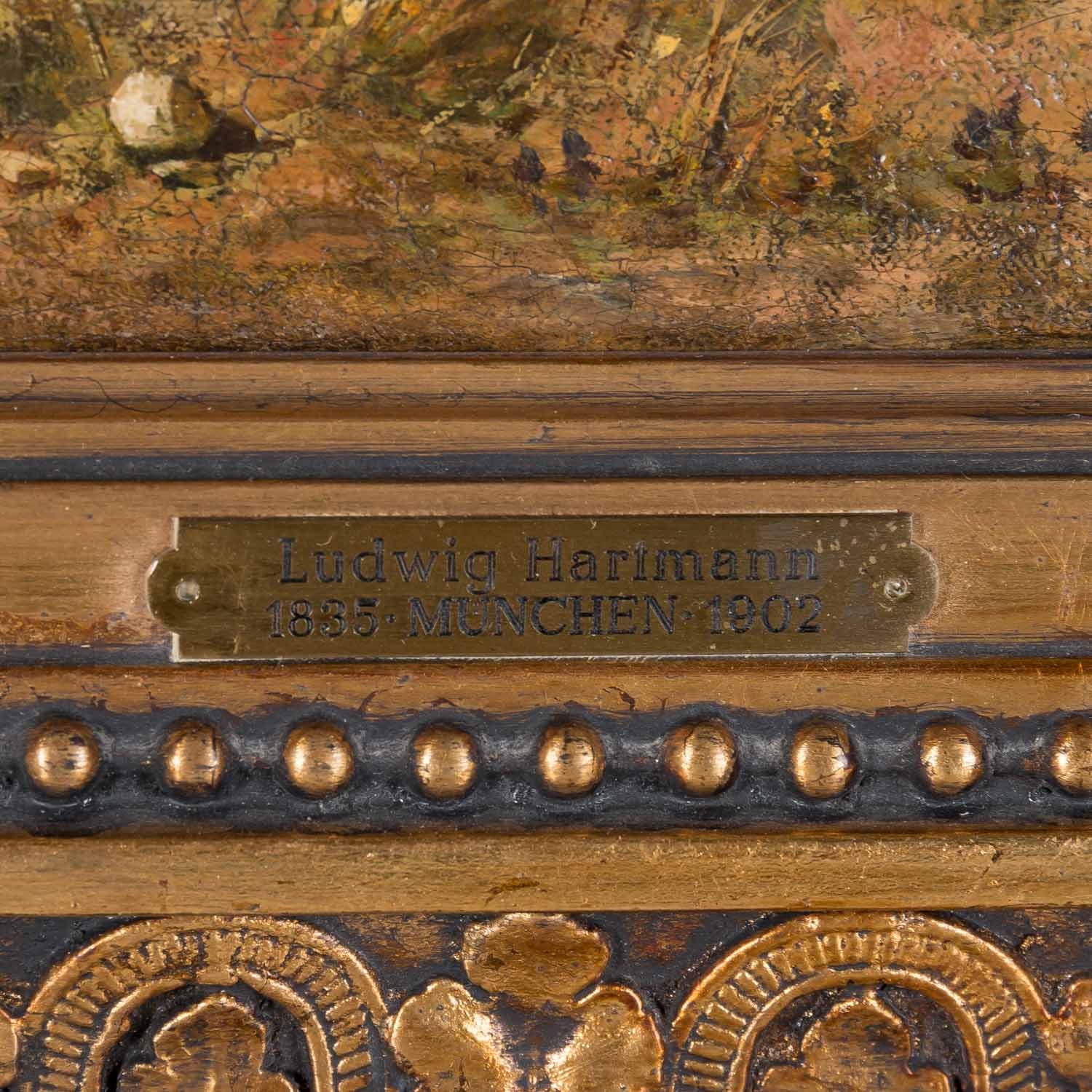 Ludwig Hartmann | Wagon with an approaching thunderstorm (1865) | MutualArt