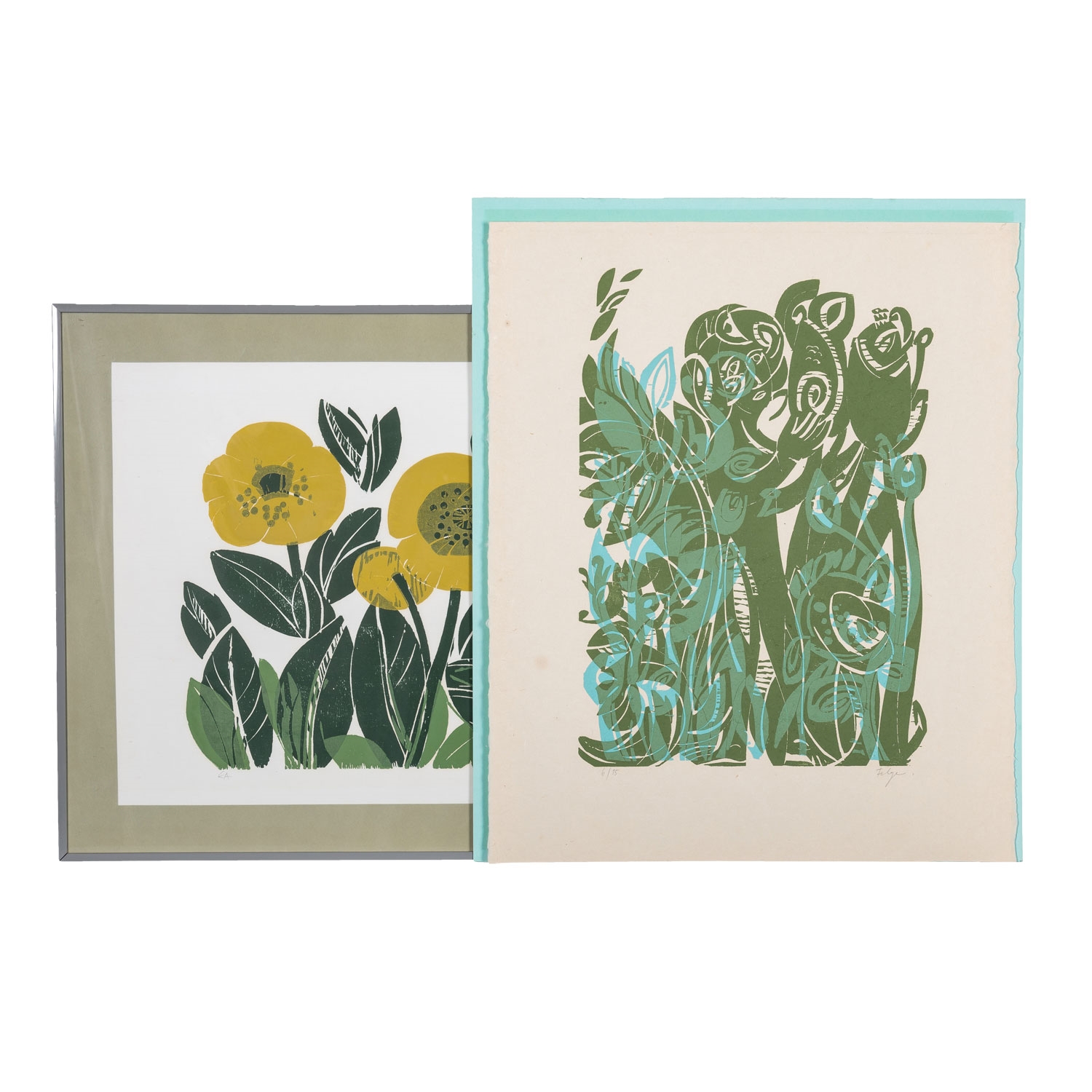 Andreas Felger | Figur zwischen Pflanzen | MutualArt