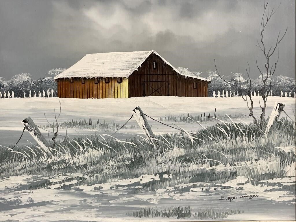 Everett Woodson | Winter Landscape | MutualArt