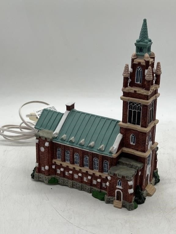 Patti Host | Patti Host Culver Chapel Ceramic Light Up Bldg | MutualArt