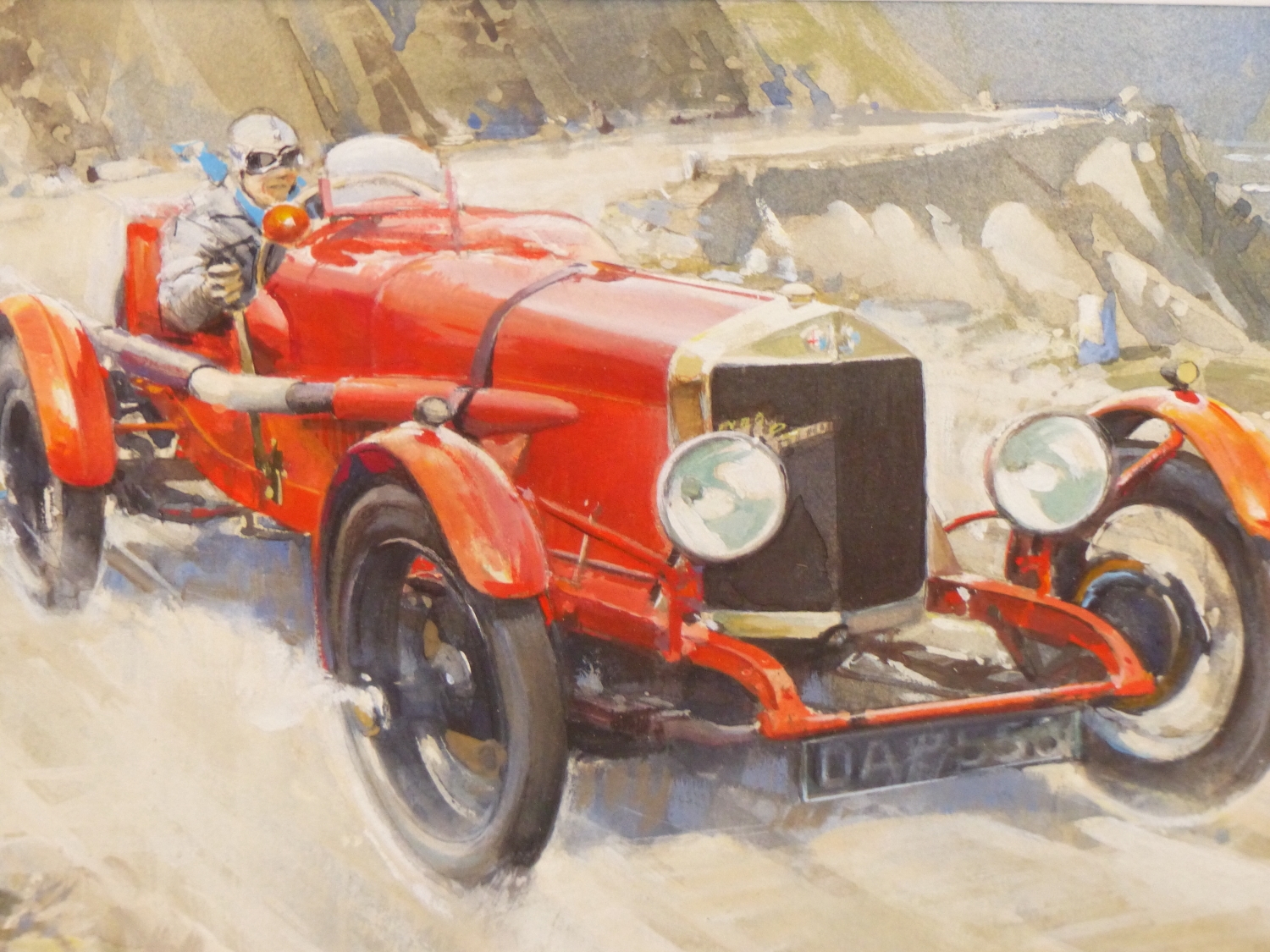 Peter J. Ashmore | ARR. A 1930S ALFA ROMEO RACING ON A MOUNTAIN PASS ...