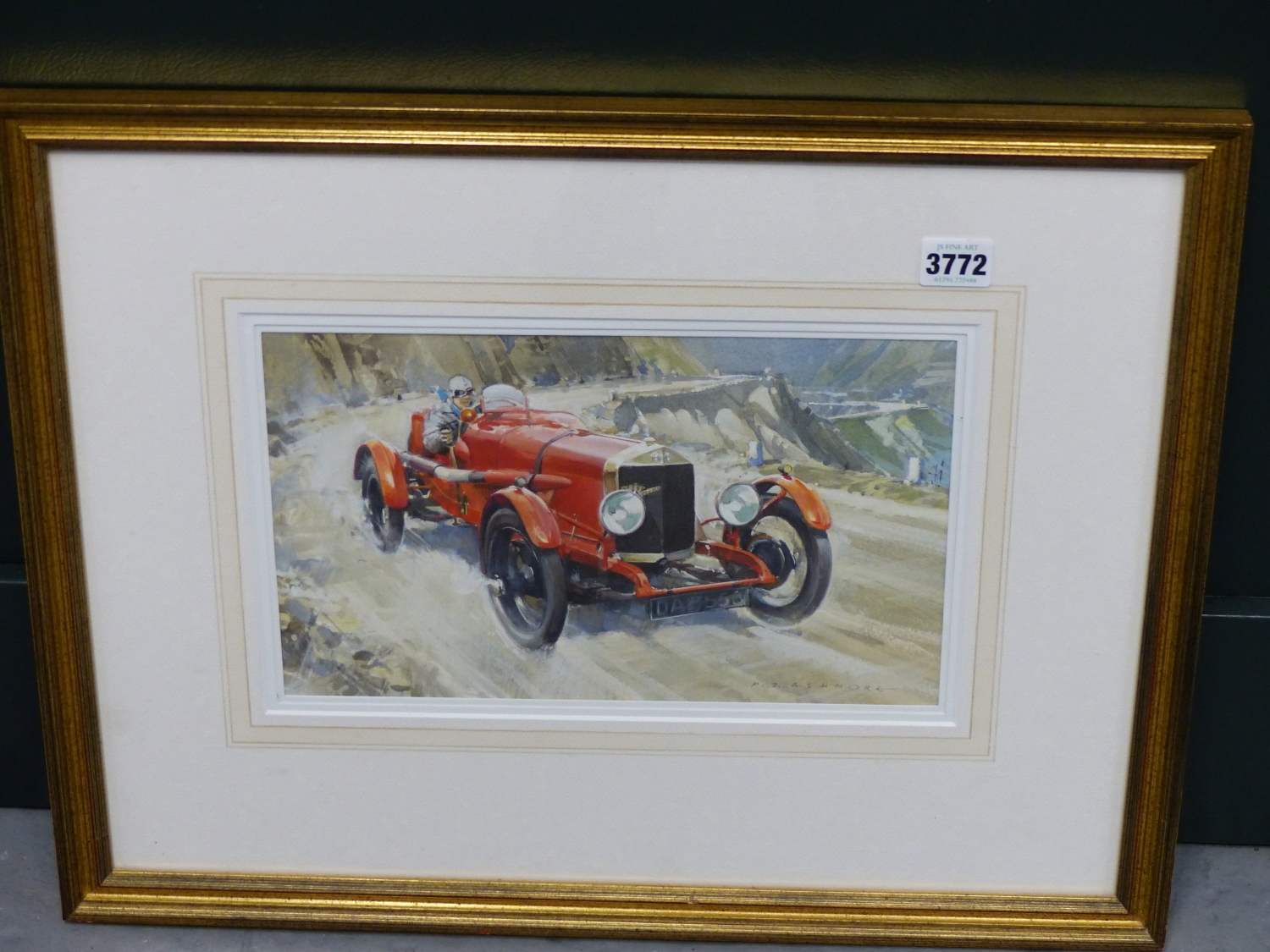 Peter J. Ashmore | ARR. A 1930S ALFA ROMEO RACING ON A MOUNTAIN PASS ...