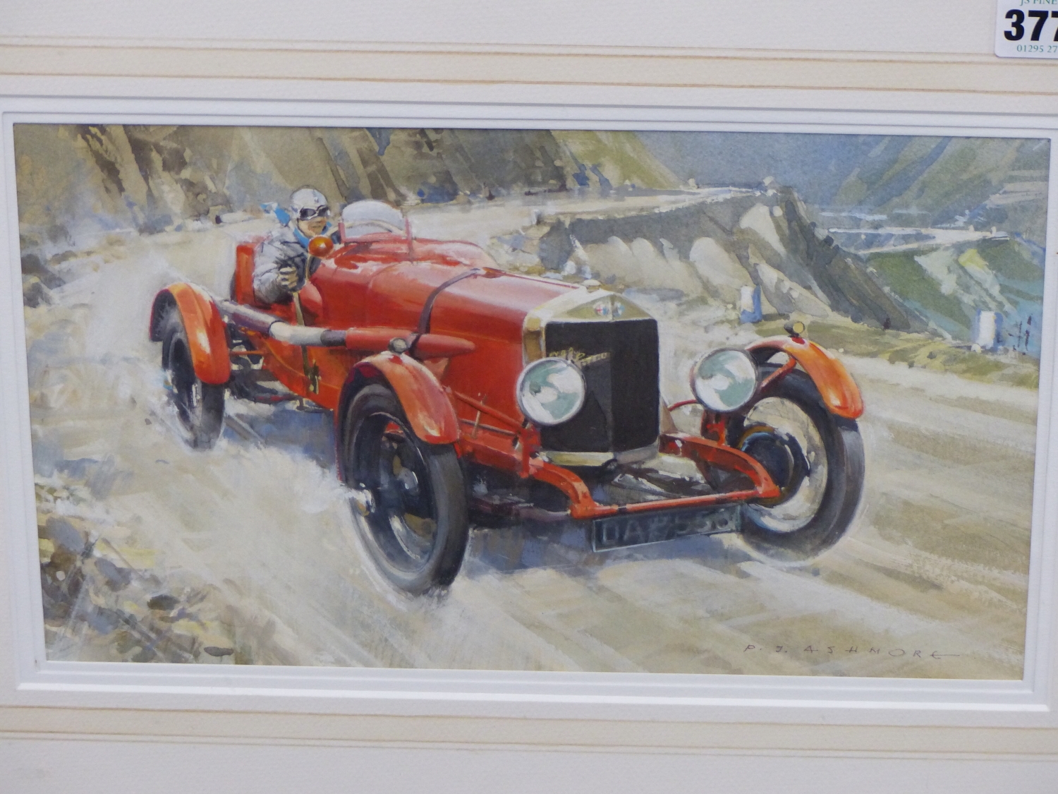 Peter J. Ashmore | ARR. A 1930S ALFA ROMEO RACING ON A MOUNTAIN PASS ...