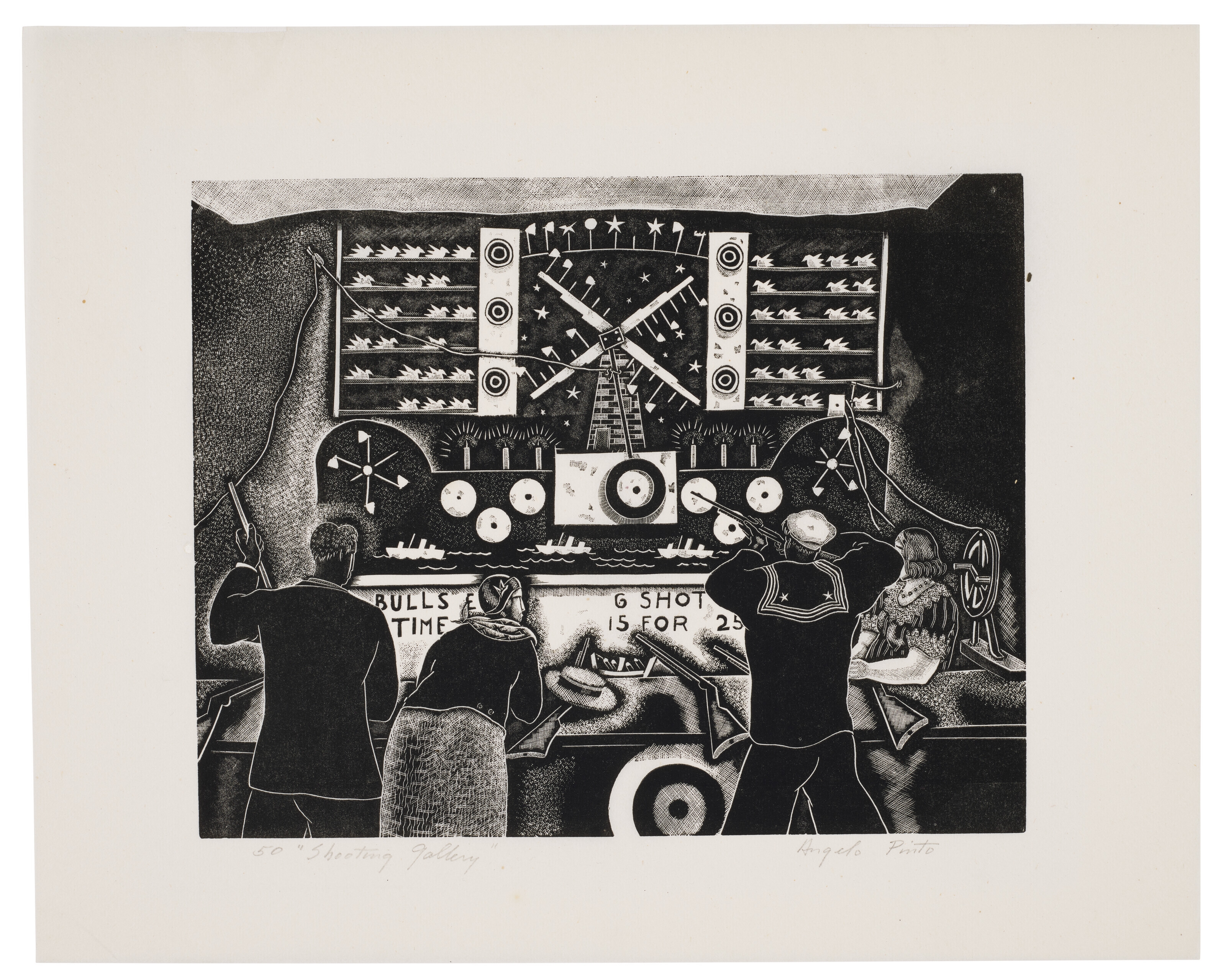 Angelo Pinto | Shooting Gallery | MutualArt