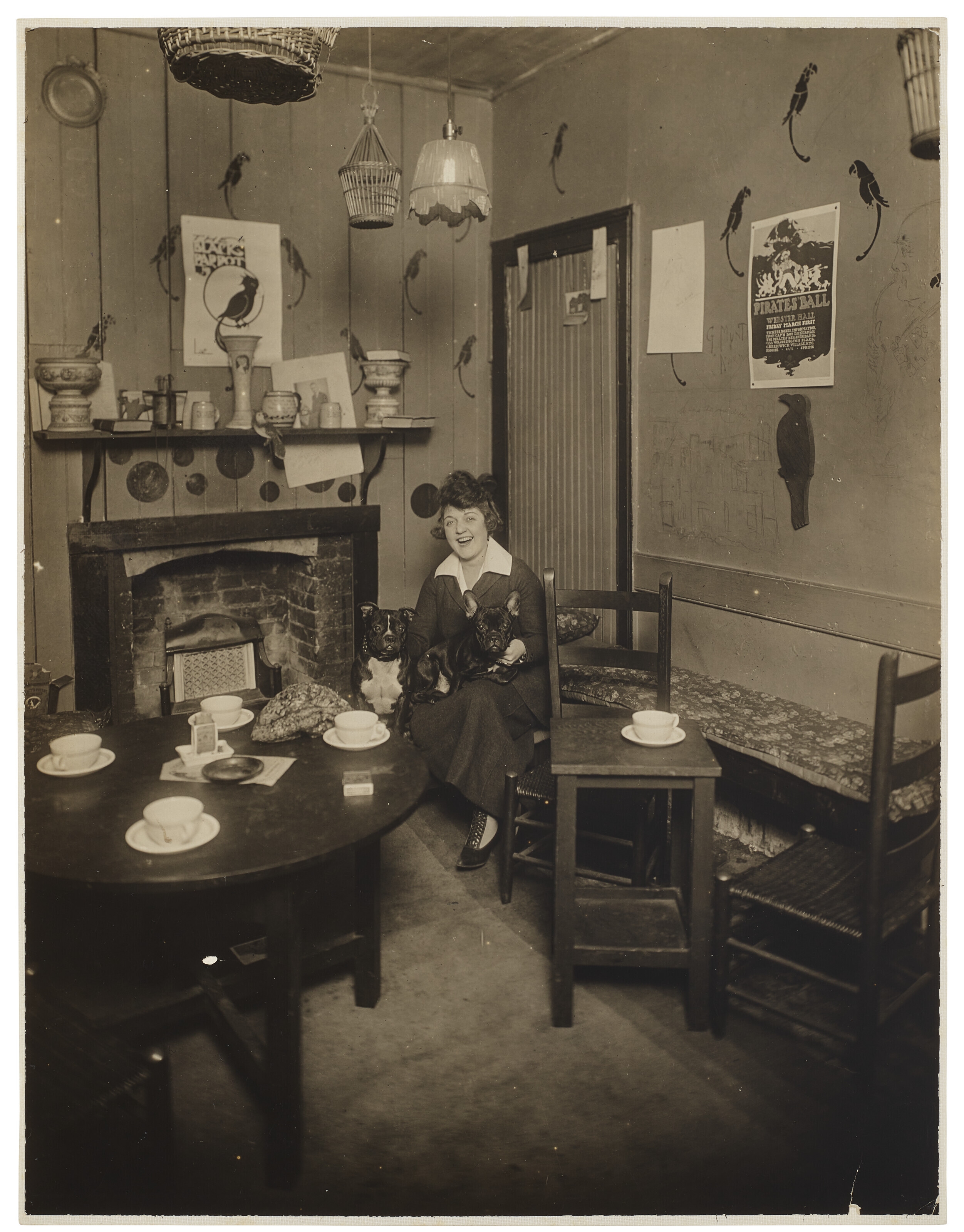 Jesse Tarbox Beals | Black Parrot Tea Room, Greenwich Village, NYC, c ...