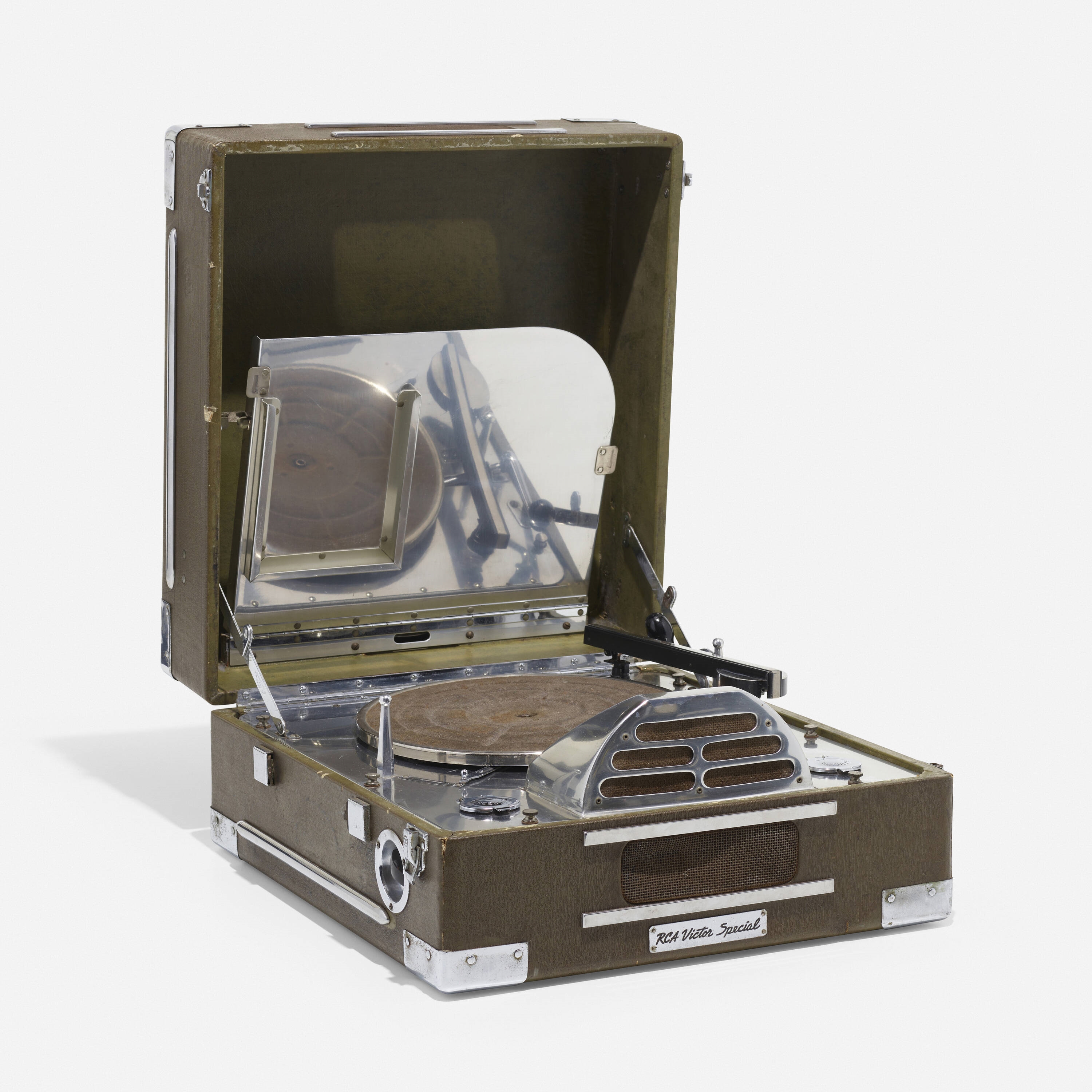 John Vassos | Portable phonograph (Circa 1935) | MutualArt