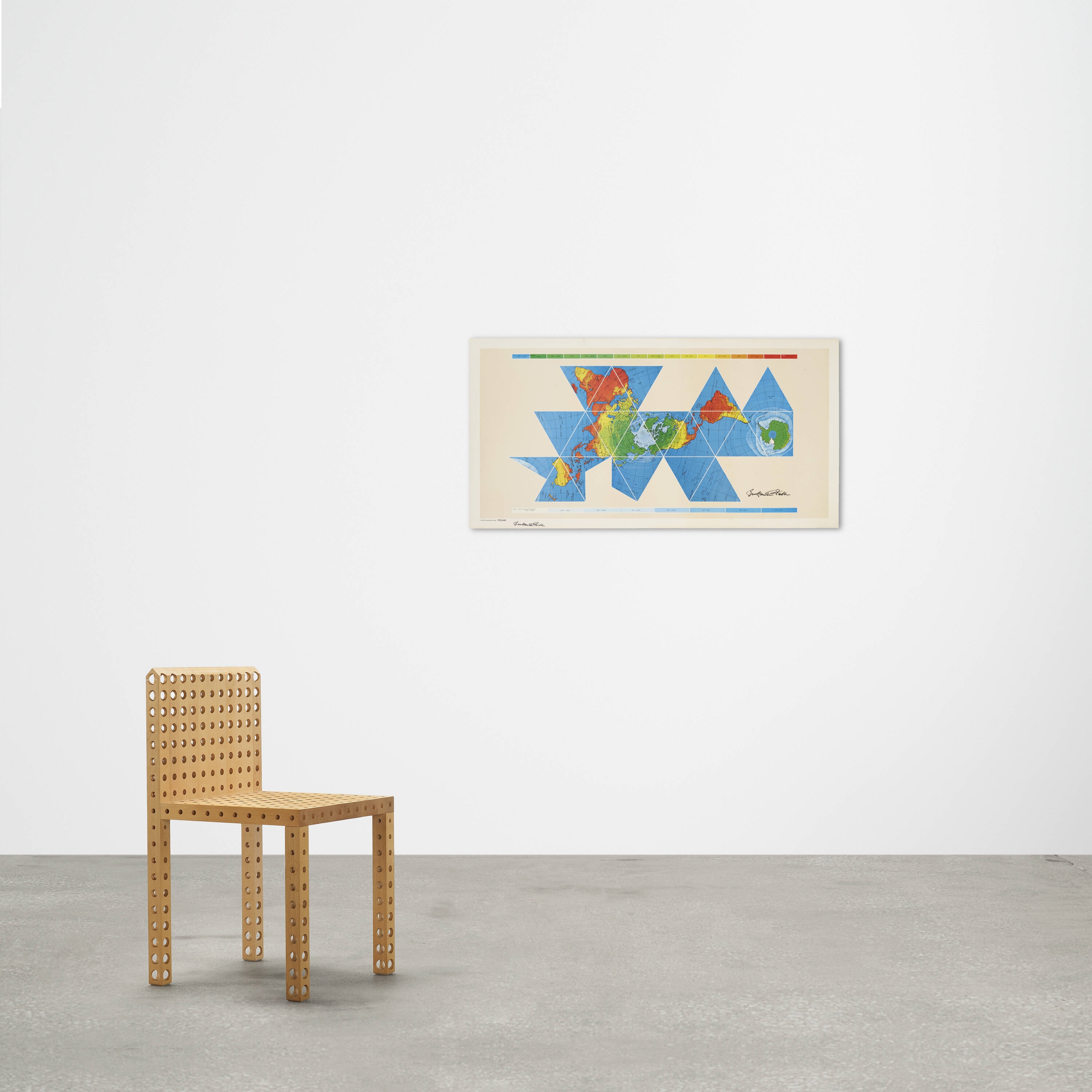 Buckminster Fuller | Dymaxion Air-Ocean World Map poster (1954 - 1979 ...