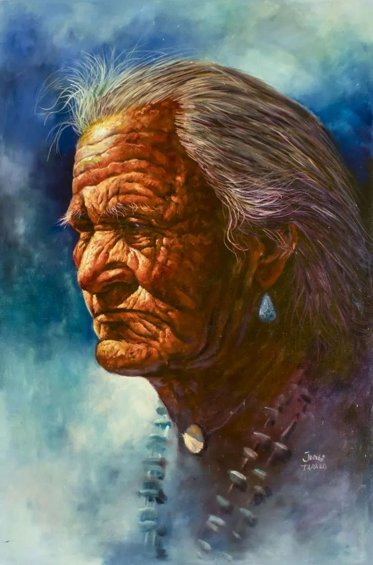 Jorge Tarallo | Portrait of Indian Man | MutualArt