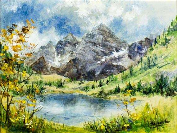 Stanley West Schneiter | Mountain Landscape | MutualArt