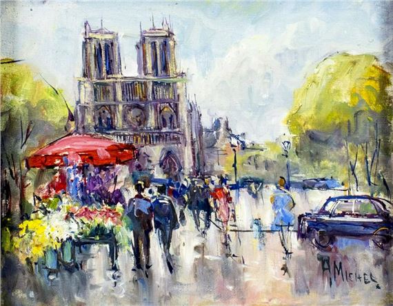 Andre Michel | Paris Cityscape | MutualArt