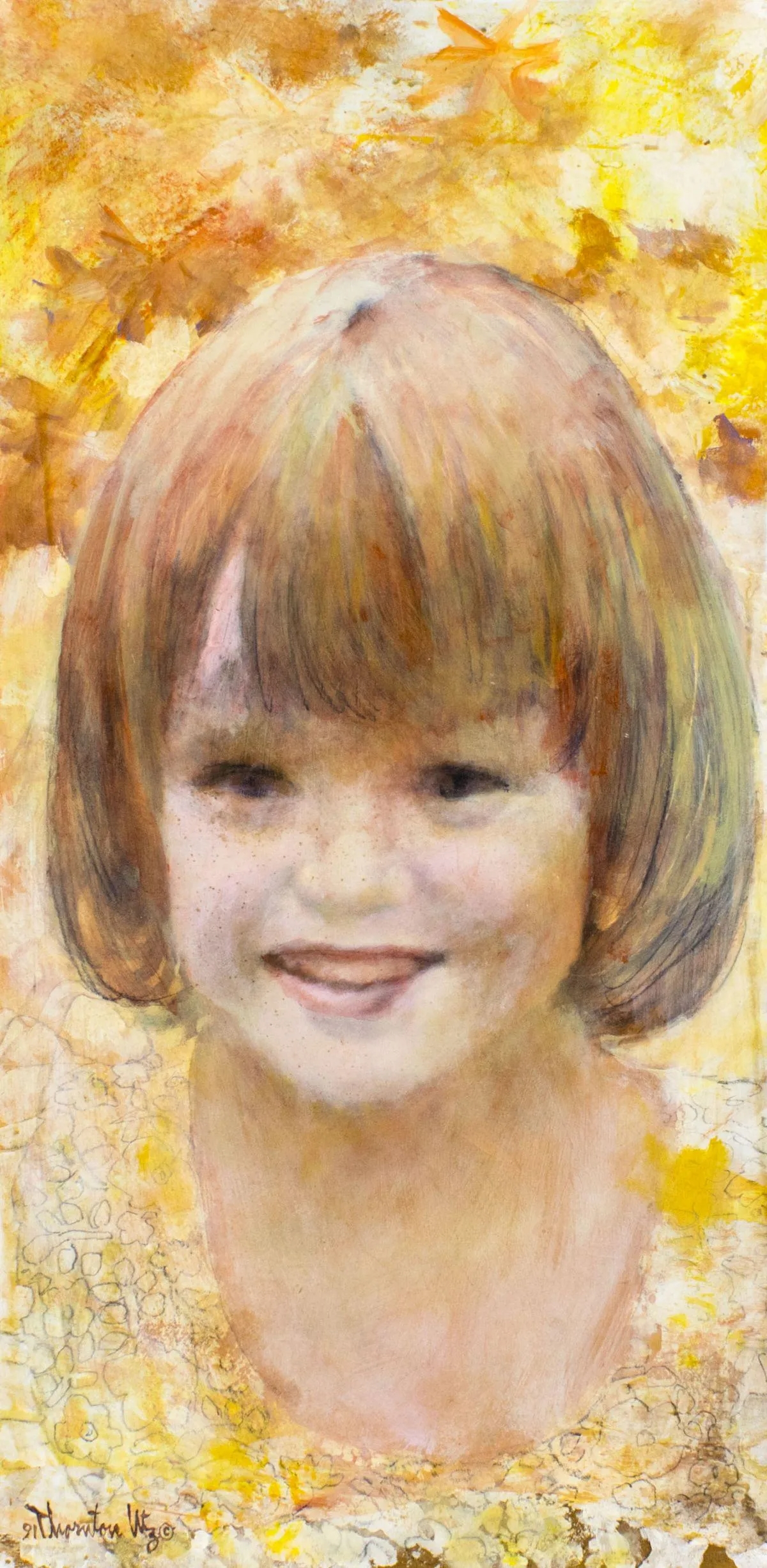 Thornton Utz | Portrait of Girl (1991) | MutualArt