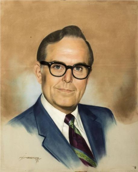 James Louis Mathewuse | Portrait of Man (1971) | MutualArt