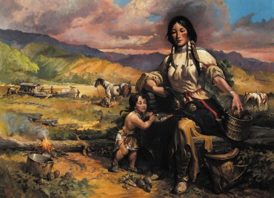 William Harry Ahrendt | Sacajawea and Pomp | MutualArt