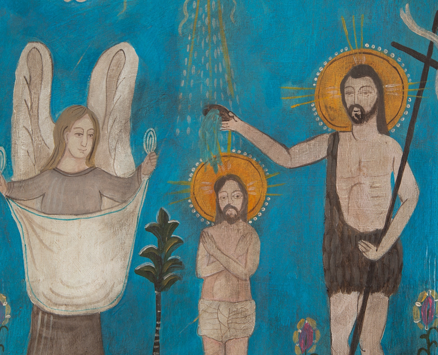 Polish School, 20th Century | Baptism of Jesus in the Jordan River ...