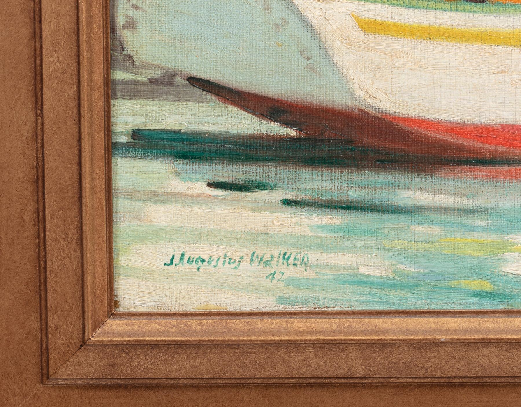 John Augustus Walker | Sailboat (1942) | MutualArt