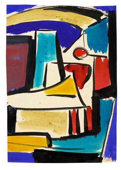 Werner Drewes | Untitled, A222 (1946) | MutualArt