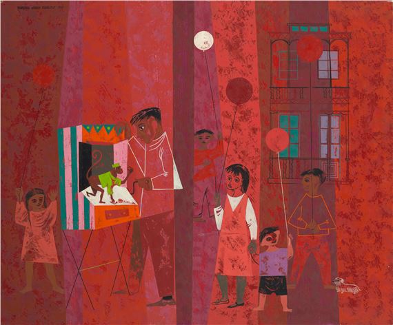 Barbara Warren Ebersole | Block Party (1959) | MutualArt