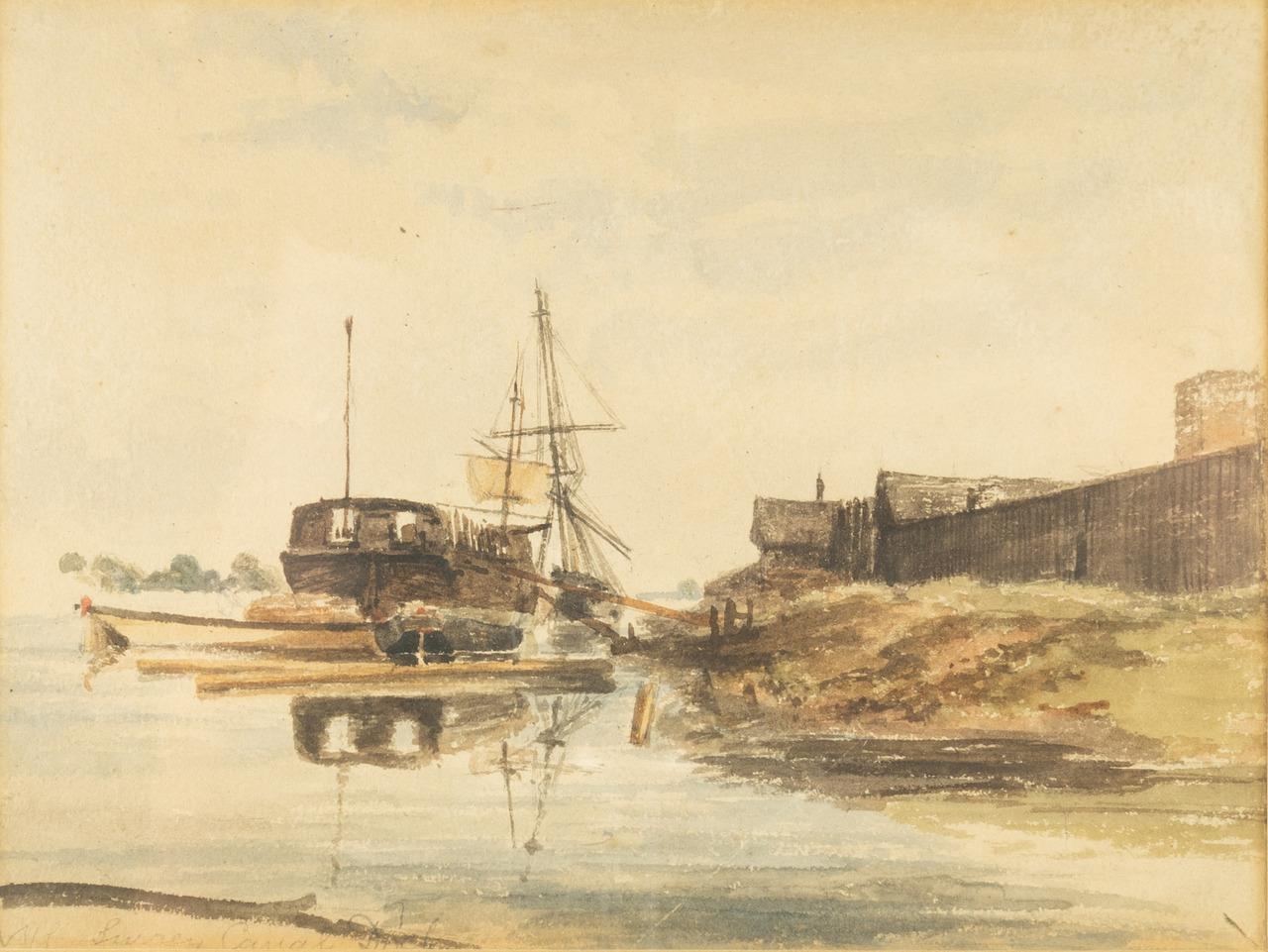 George Bailey | The Surrey Canal Docks (1860) | MutualArt