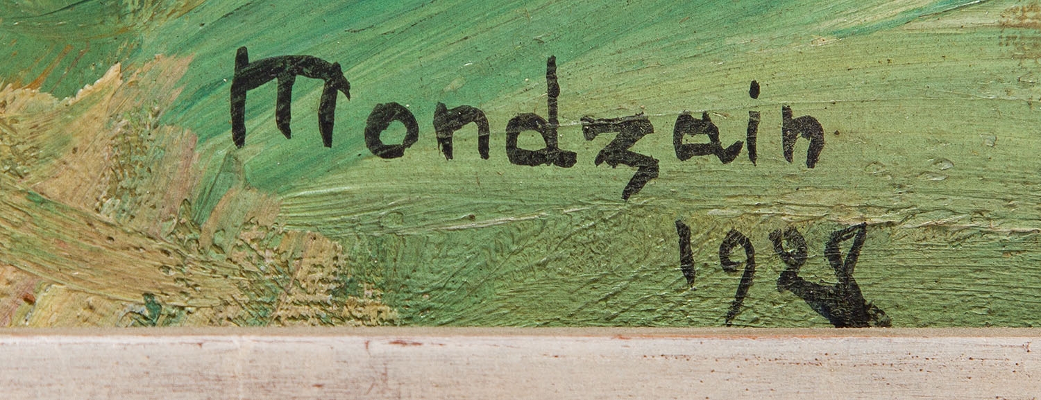 Simon Mondzain | Town among the hills (1928) | MutualArt