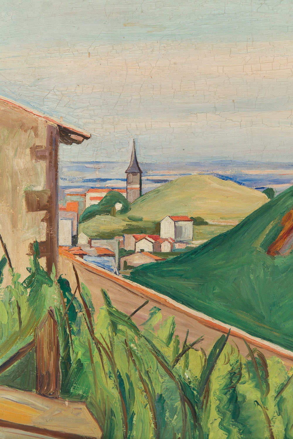 Simon Mondzain | Town among the hills (1928) | MutualArt