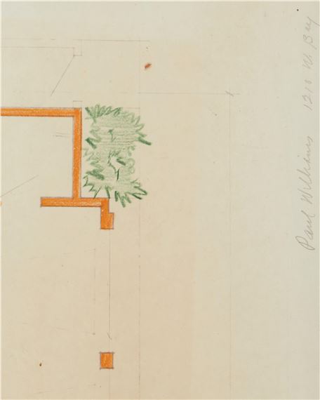 Paul Revere Williams | Architectural drawing and two blueprints | MutualArt