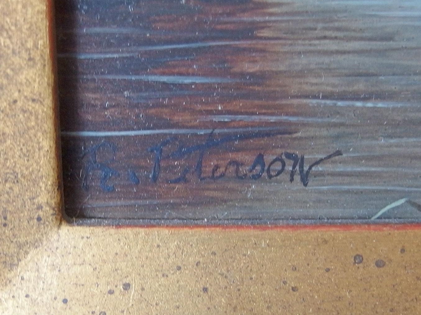 Richard Peterson | Shepherd by Lake (1983) | MutualArt