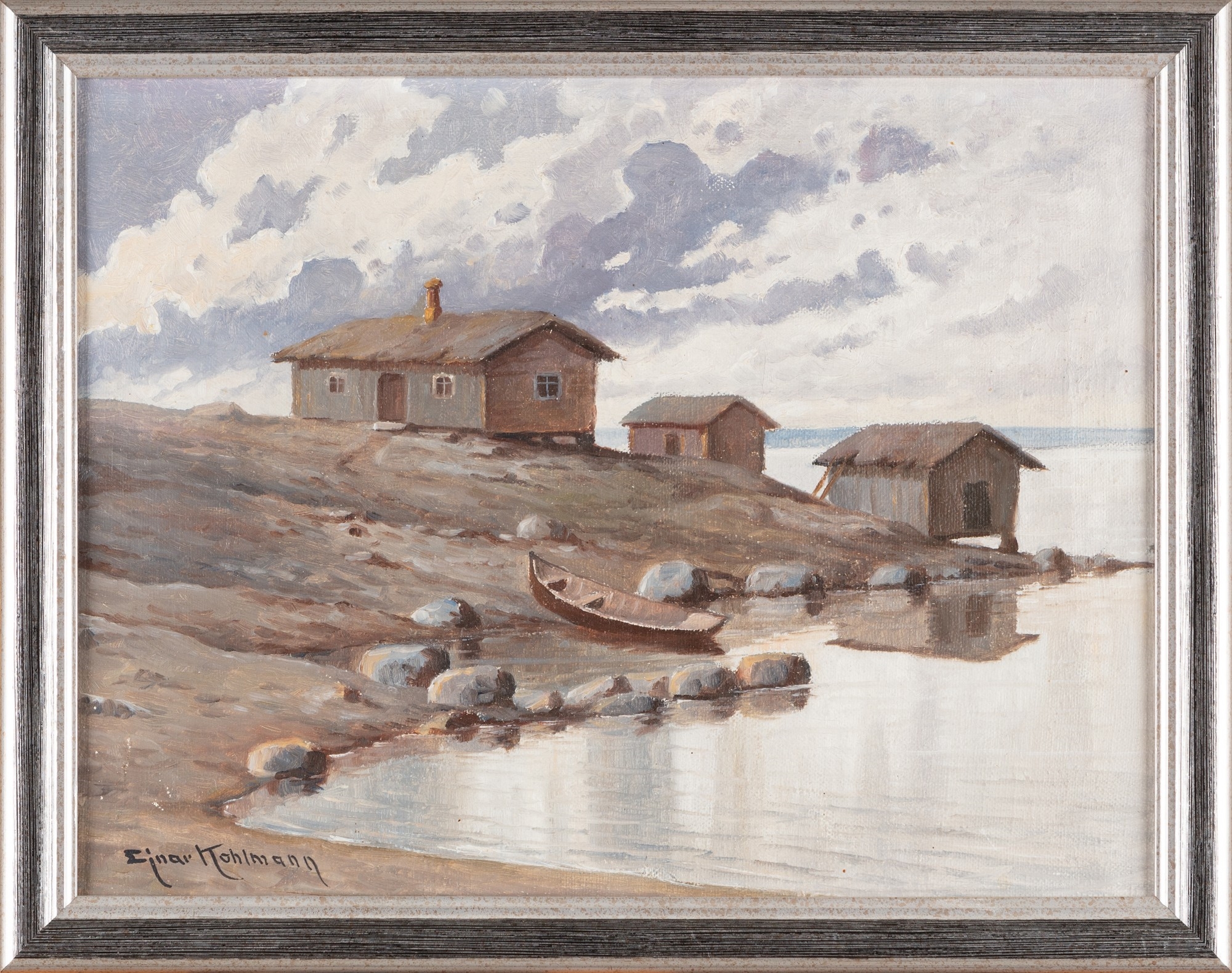 Ejnar Kohlmann | Shore landscape | MutualArt