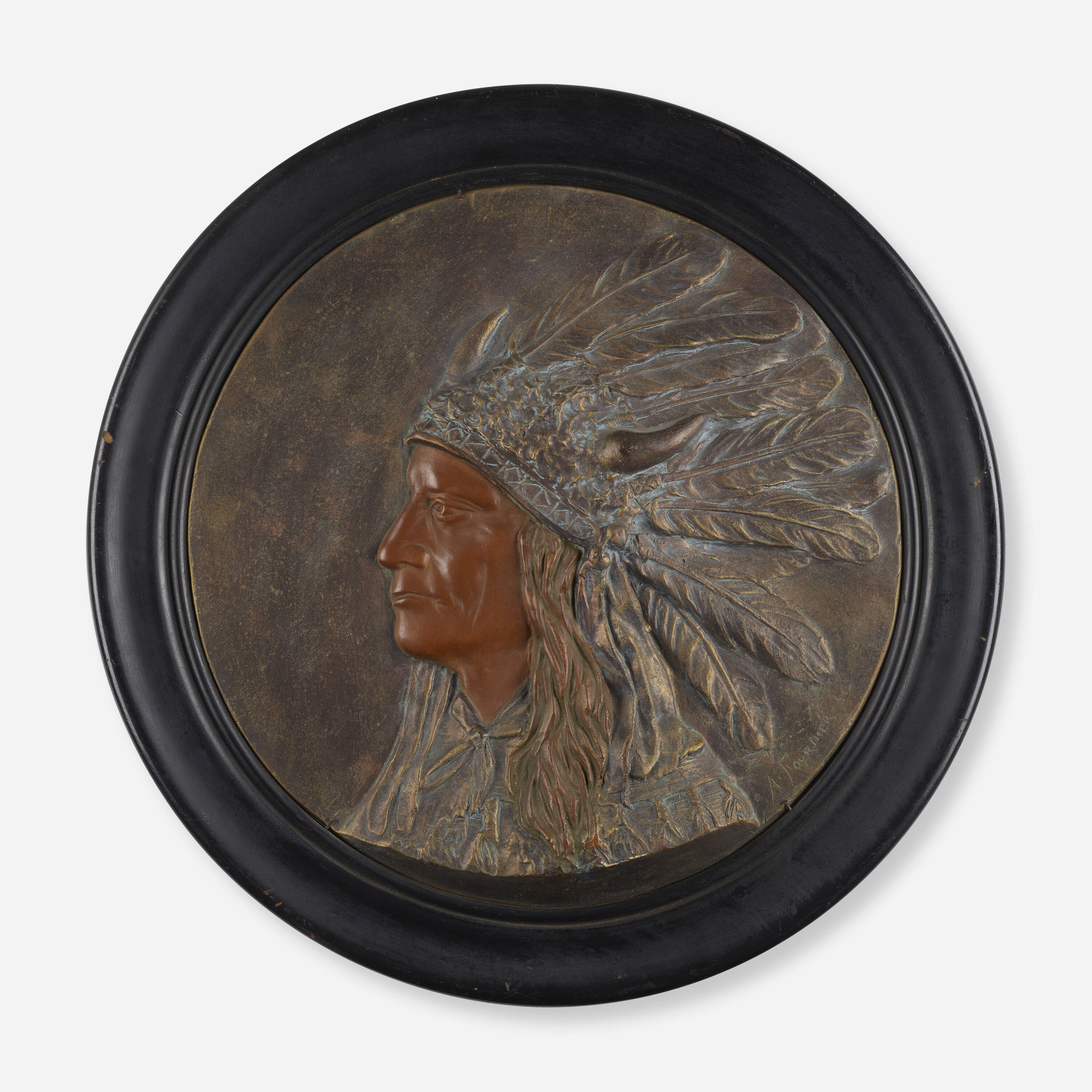 Alexis Fournier | Portrait of a Native American chief (Circa 1895 ...