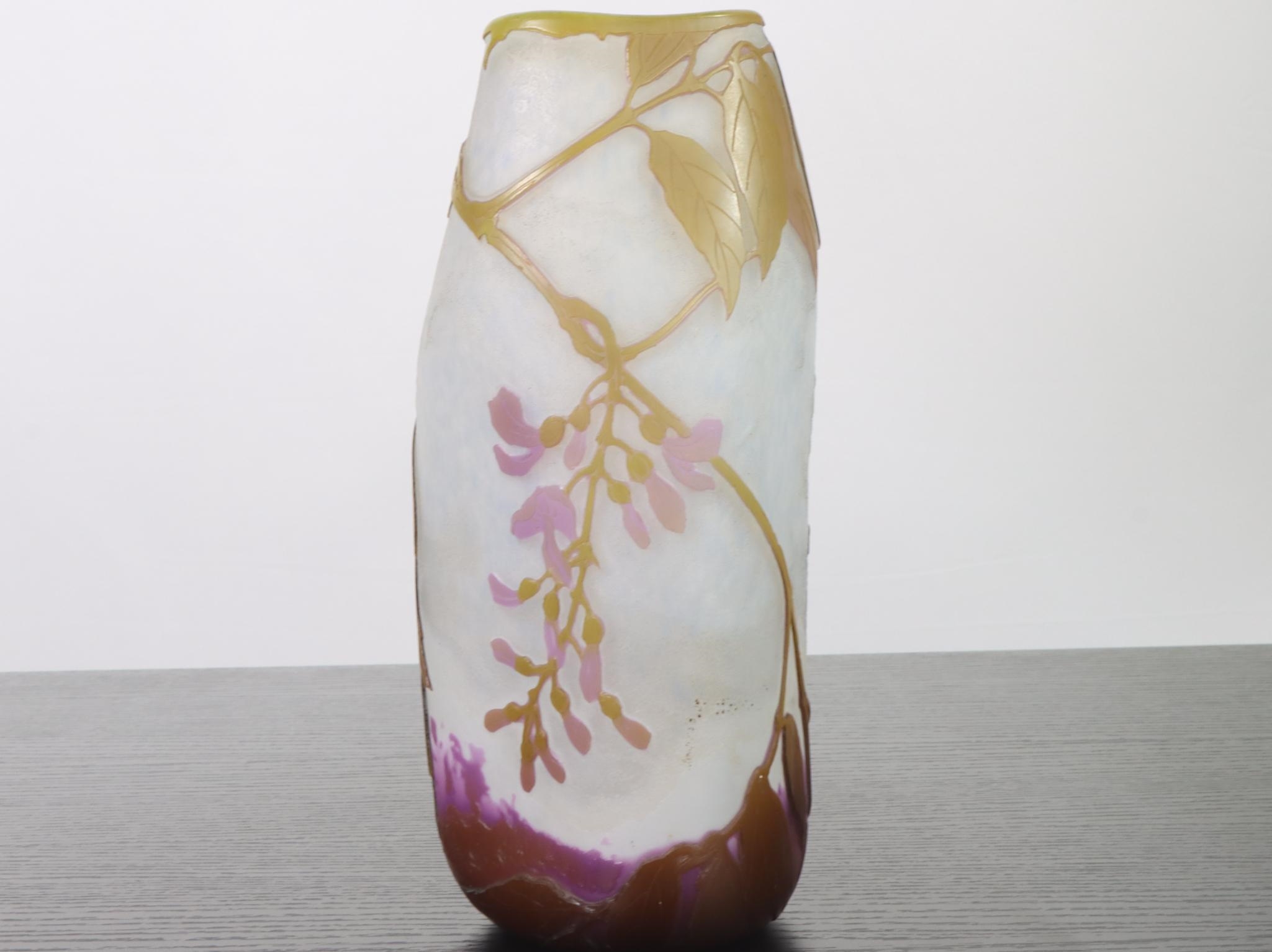 François-Théodore Legras | French Art Nouveau cameo glass vase by ...